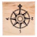 Vintage Compass Rubber Stamp | Hobby Lobby | 627679